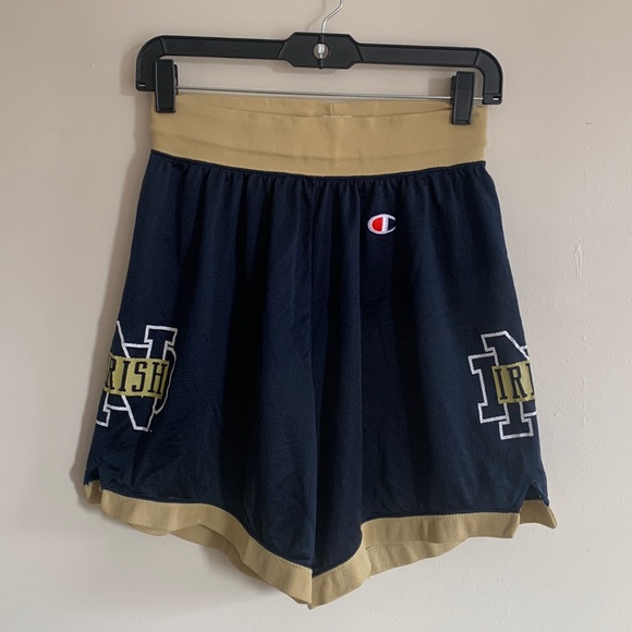 Vintage | Shorts | Vintage Notre Dame Basketball Shorts | Poshmark